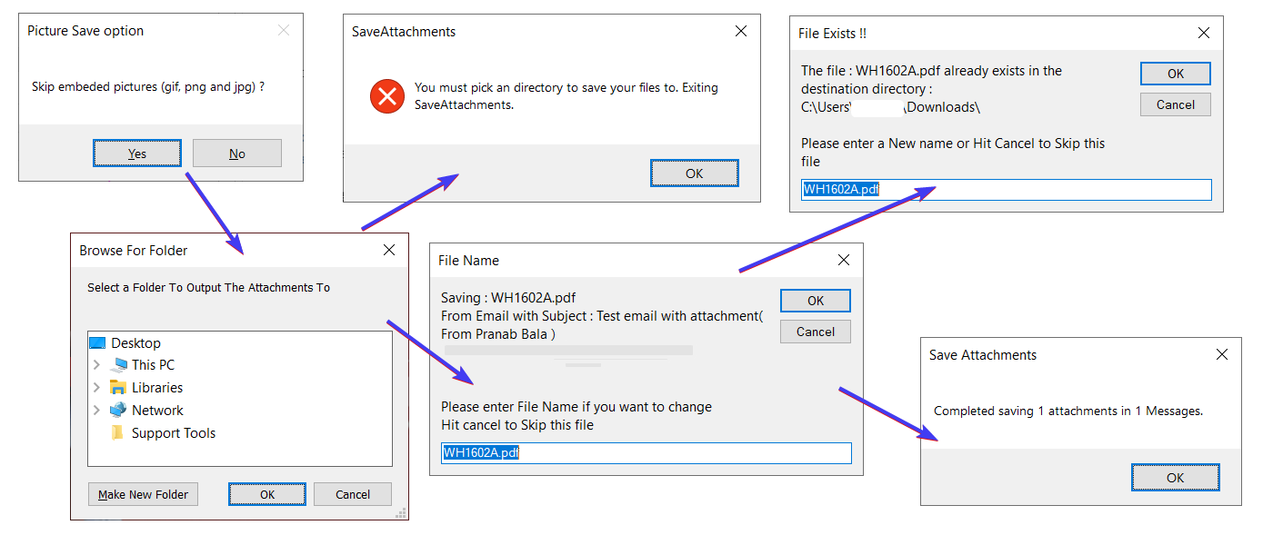 VBA Macro to Save attachments from multiple selected emails in outlook ... VBA Macro to Save attachments from multiple selected emails in outlook ...